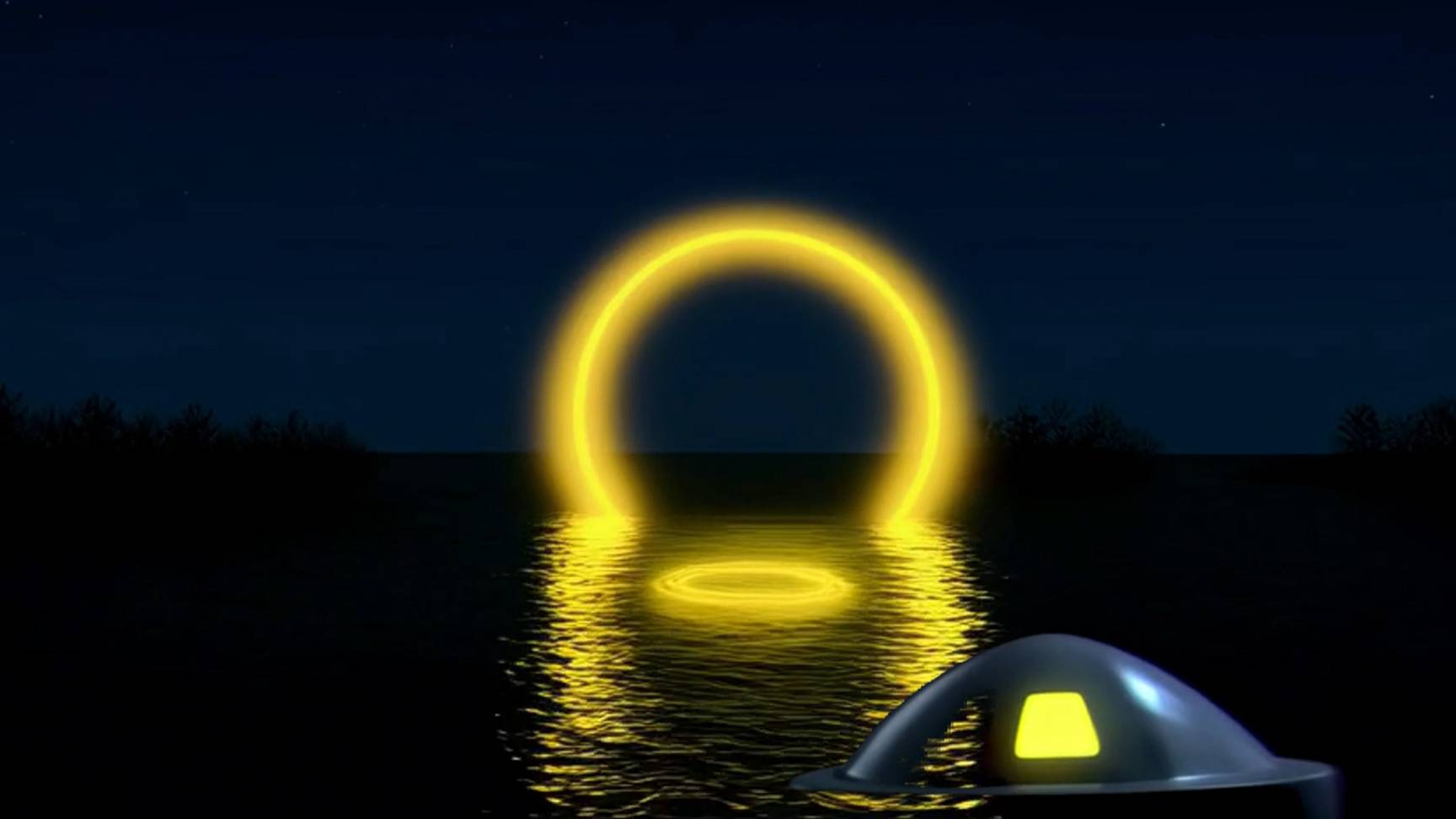 НЛО появилась из Чёрного моря.