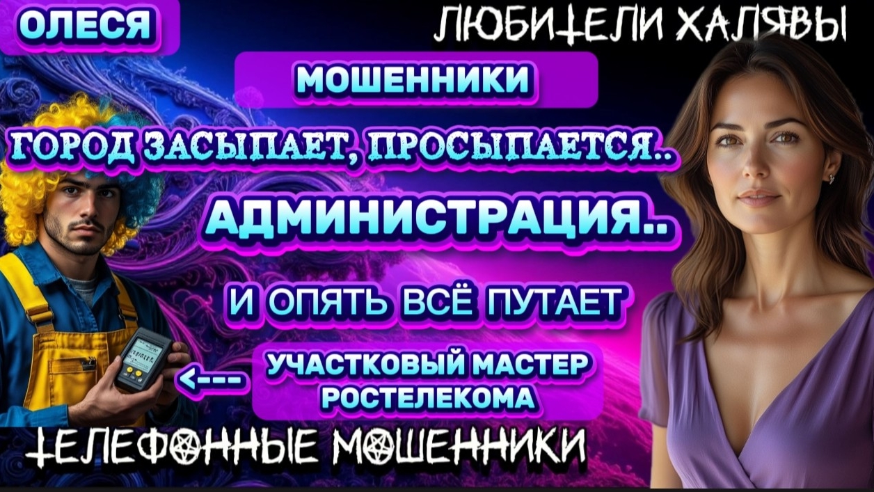 ⚡ ОЛЕСЯ. ЗВОНКИ МОЩЕННИКОВ | ТЕЛЕФОННЫЕ МОШЕННИКИ