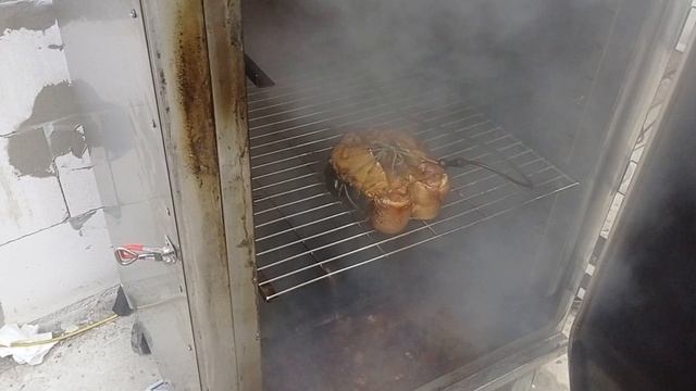 Копчение осетра