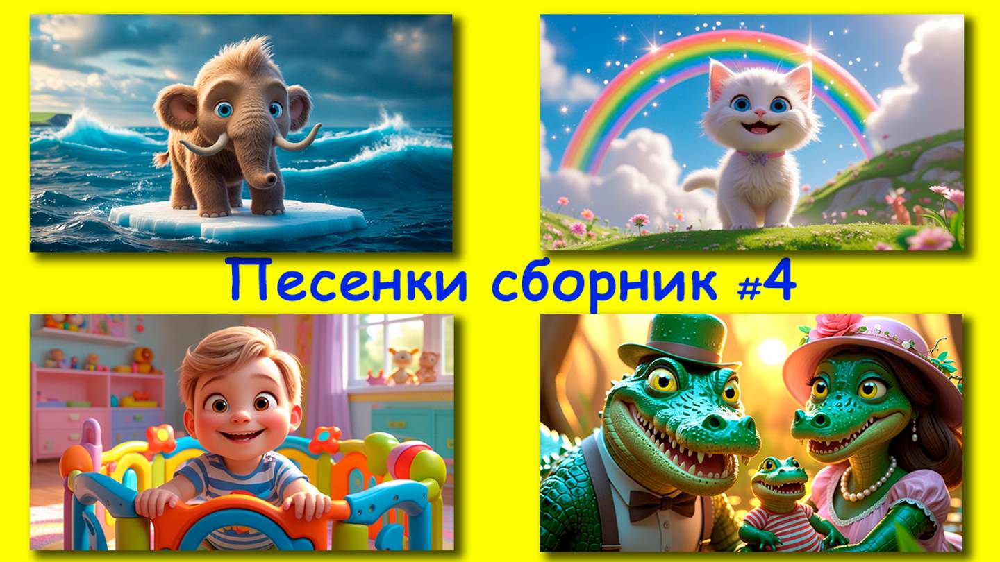 🎵 Развивающие мультики-песенки для детей 👶✨ Мультсборник