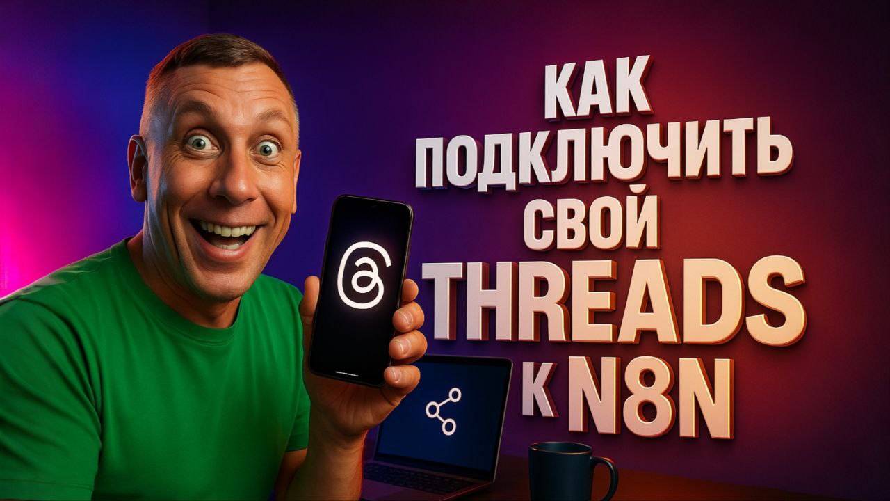 КАК ПОДКЛЮЧИТЬ THREADS К N8N