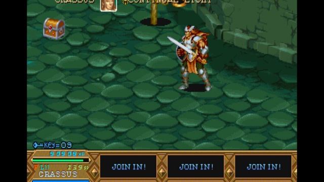 прохождение Dungeons & Dragons Tower of Doom (ARCADE)