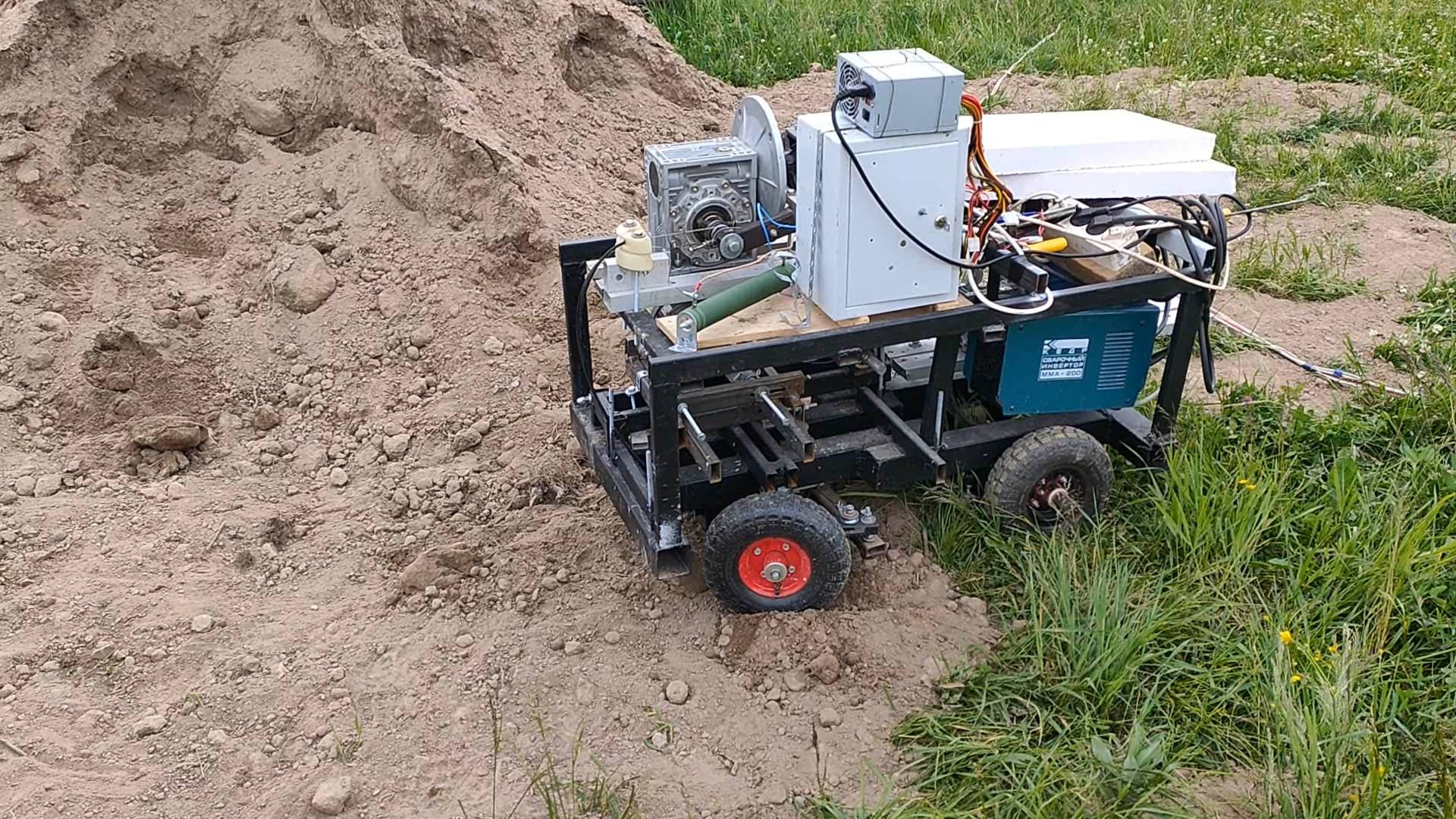 Тележка с частотным электроприводом.