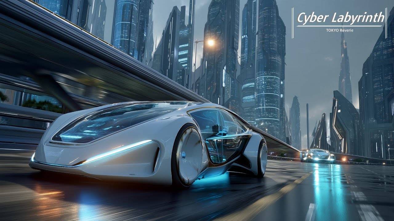 Cyber Labyrinth 009  about  Elysium Rift Future City, synthwave, melodic techno