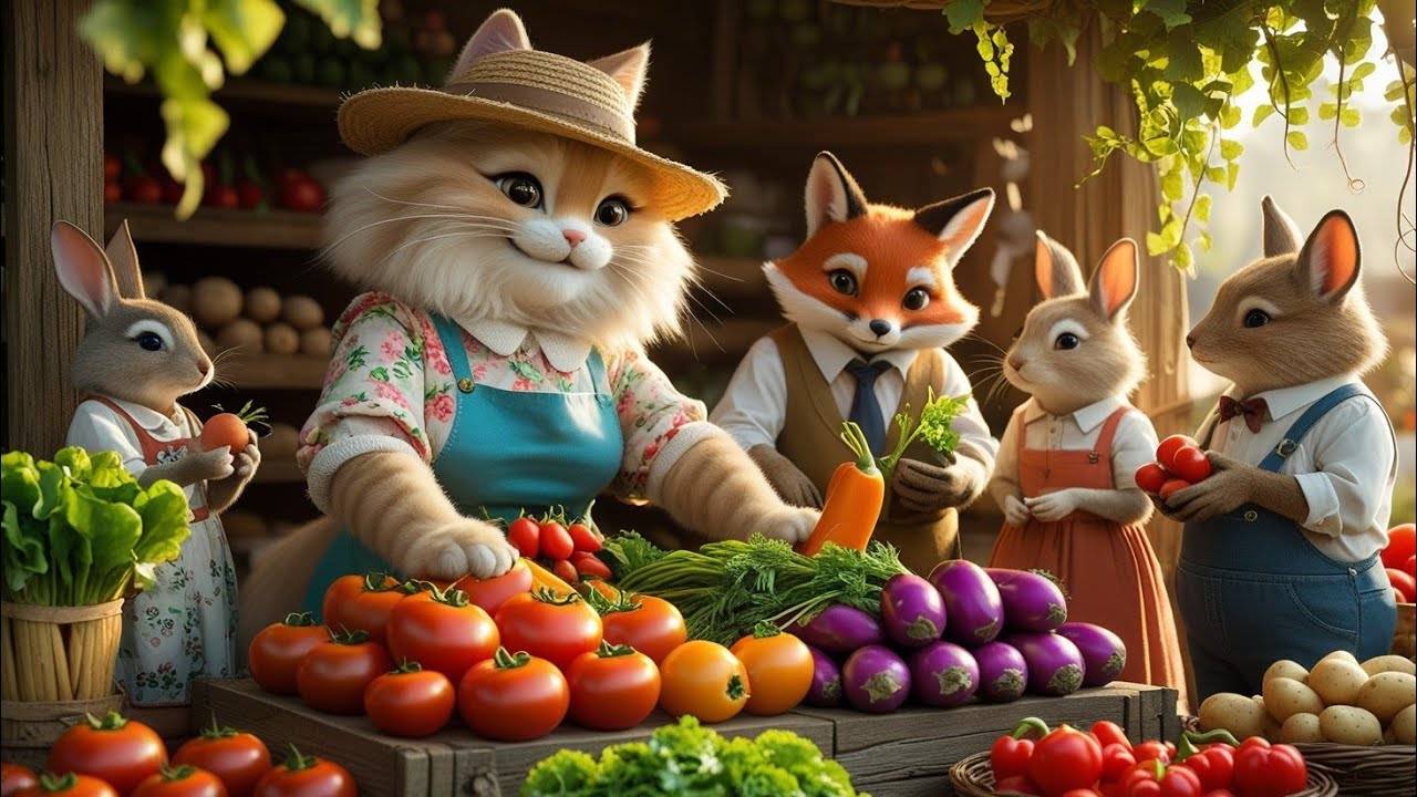 🐾Сладкий семейный ужин трудолюбивого кота | Короткометражная анимационная история 😺🍲🏡