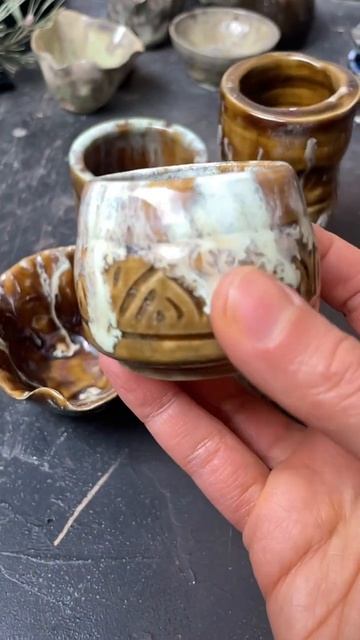 Особенности глазури «Коричневый мох» #ceramics #pottery #glazes