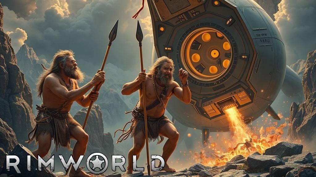 Возвожу Деревню #1 Племя Неандертальцев  Rimworld