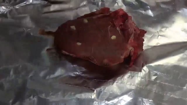 Говядина в духовке в фольге. Очень вкусно! Рецепт.
