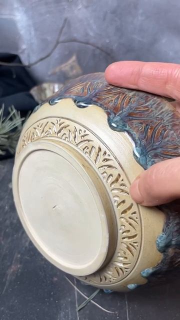 Особенности глазури «Северное сияние» #ceramics #handmadeceramics #pottery #glazes