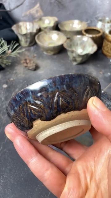 Особенности глазури «Космическая пыль» #ceramics #pottery #glazes