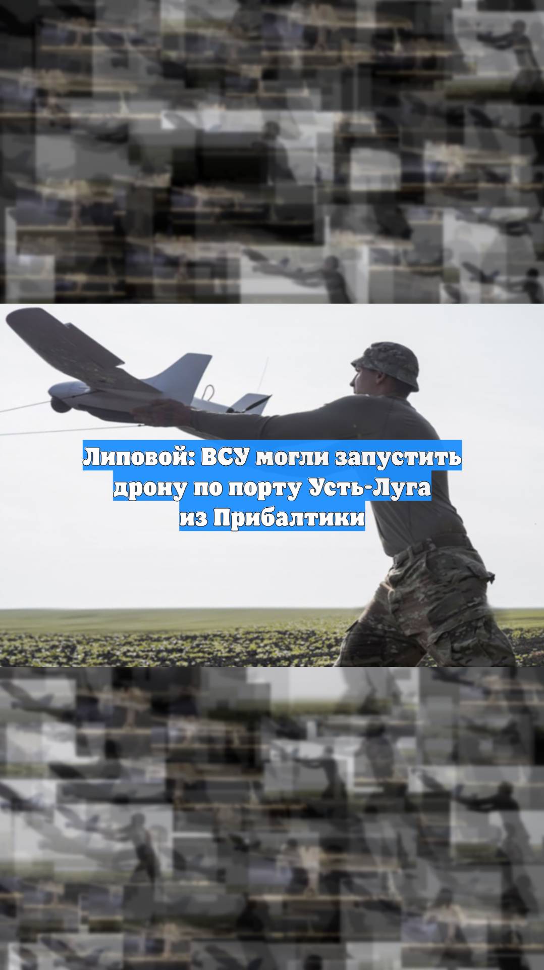 Липовой: ВСУ могли запустить дрону по порту Усть-Луга из Прибалтики