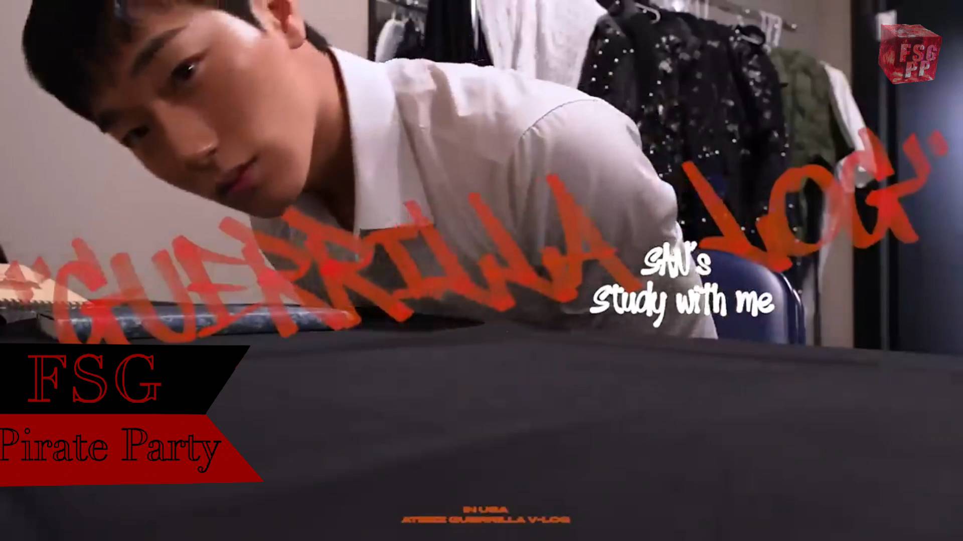 [RUS.SUB] Учись со мной ✏️ | Учим английский в США с Саном | Guerrilla Log | ATEEZ