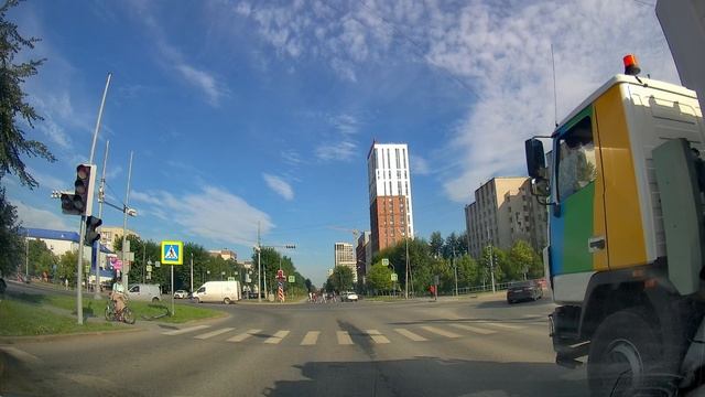 Поездка из посёлка Боровский в Тюмень на набережную