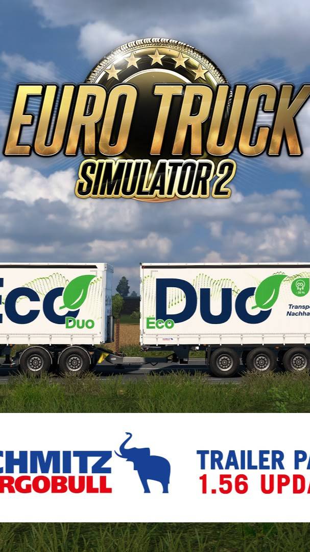 Обновление DLC Schmitz Cargobull в патче 1.56 для ETS 2 #shorts