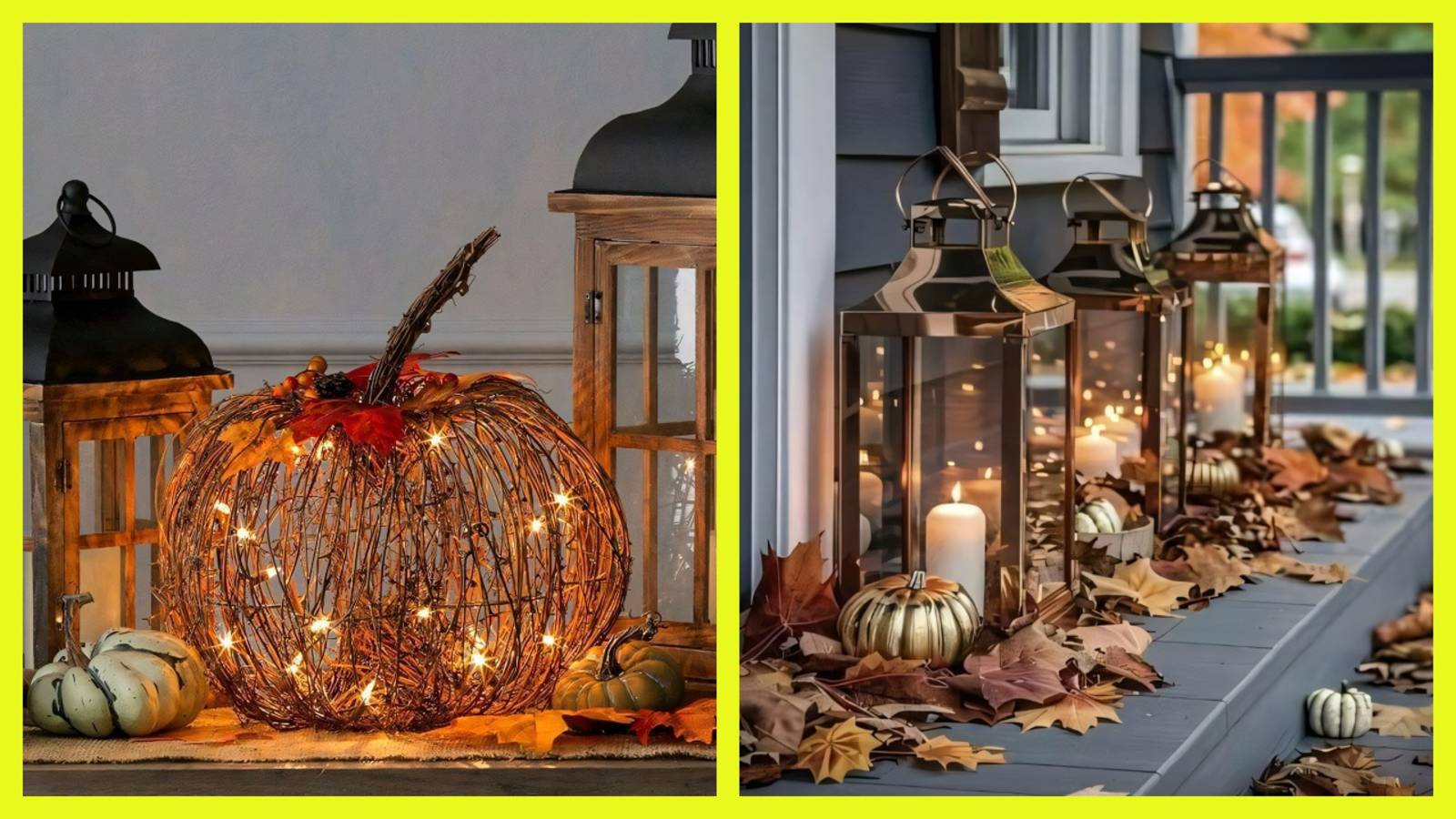 Осенний декор для дома: 30 идей для вдохновения 🍁🍂