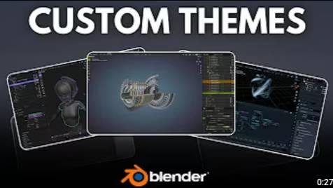 Create Custom Themes in Blender!