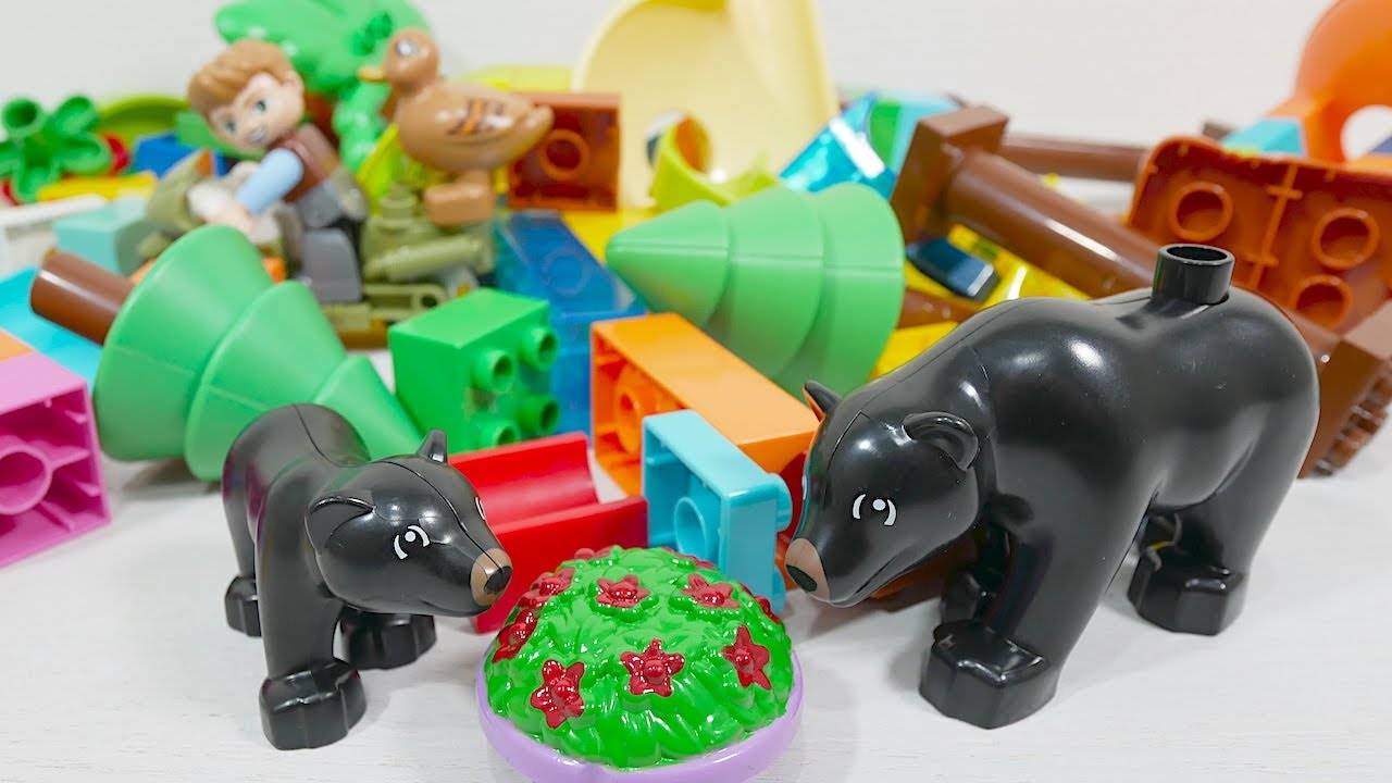 СТРОИМ ГОРКУ ДЛЯ ШАРИКОВ С МЕДВЕДЯМИ ШАРИКИ ДЛЯ ДЕТЕЙ ДЕТСКИЙ КАНАЛ ИГРАЛКИ-ЗАЛИПАЛКИ