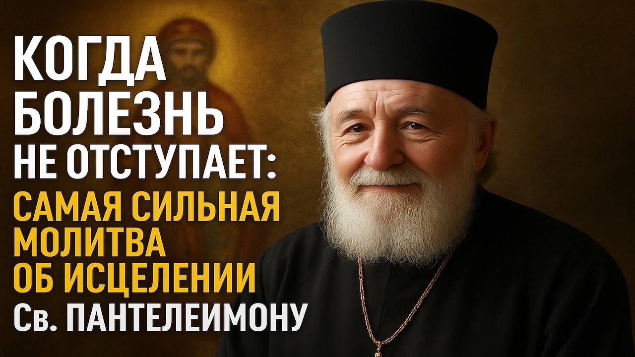 КОГДА БОЛЕЗНЬ НЕ ОТСТУПАЕТ Самая сильная молитва об исцелении Св Пантелеимону