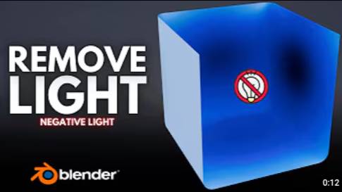 Remove Light From Areas in Blender!