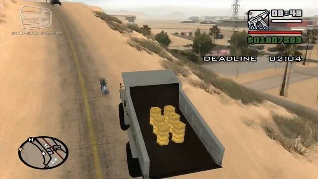GTA San Andreas - Walkthrough - Quarry Mission #5 (HD)