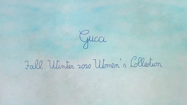 Показ коллекции Gucci осень-зима 2020-2021