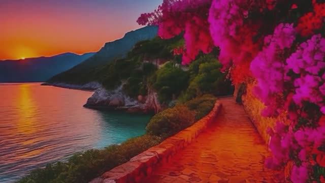 Красивый закат