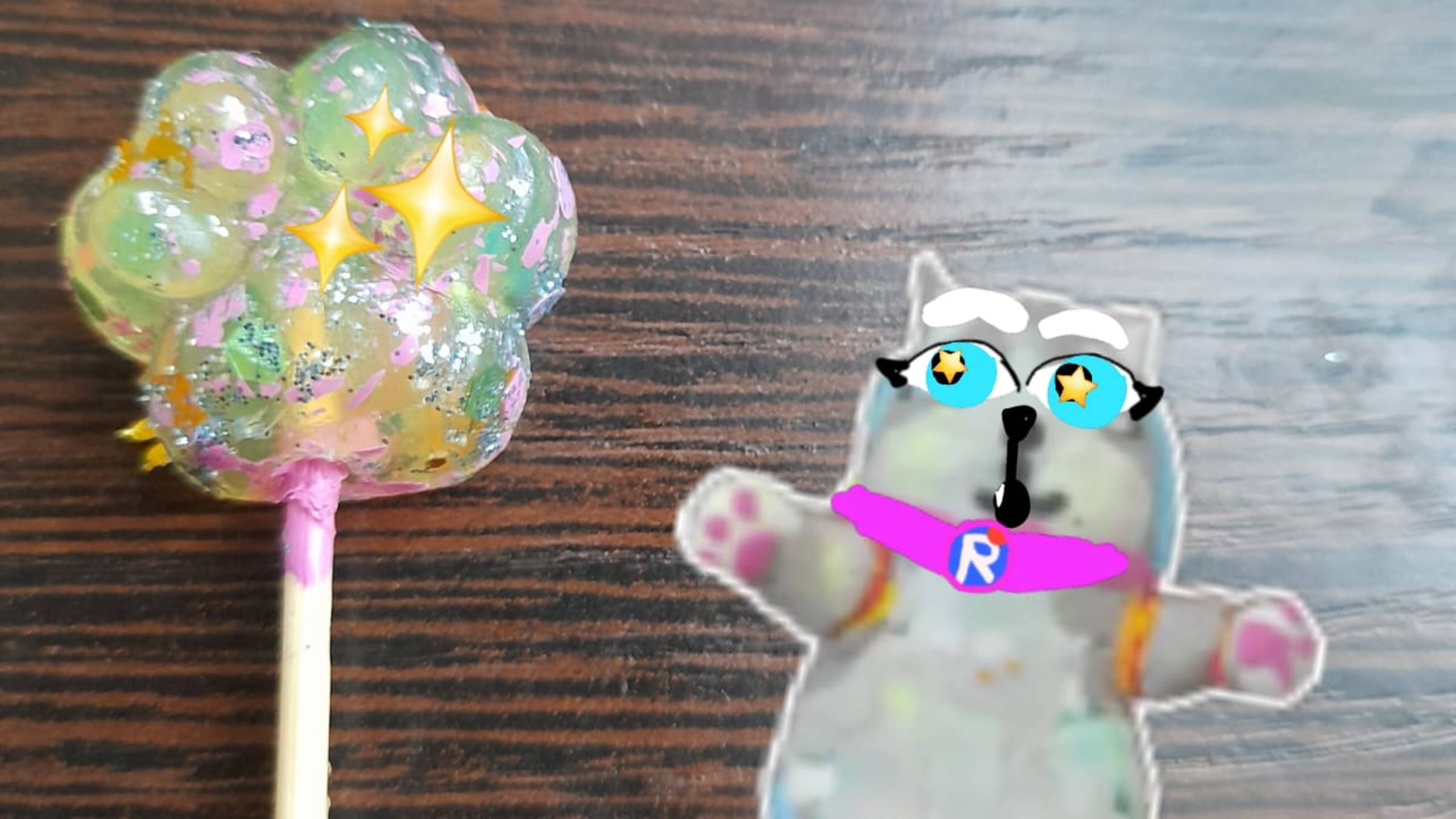 Блестящая таба лапка для собаки Хаски!🐾украшаем таба лапки вместе с Хаской 🐶