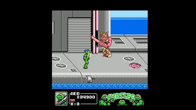 "БОСС НА КОРАБЛЕ" Teenage Mutant Ninja Turtles III  The Manhattan Project -Денди