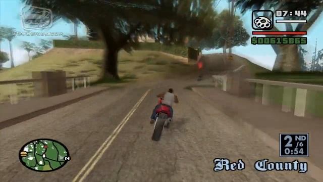 GTA San Andreas - Walkthrough - Street Race - Backroad Wanderer (HD)