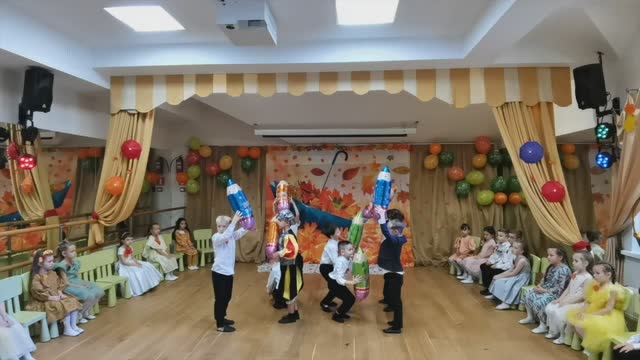 Интересный танец "коробка с карандашами" "Краски осени" "Художник и Осень" Танец на выпускной