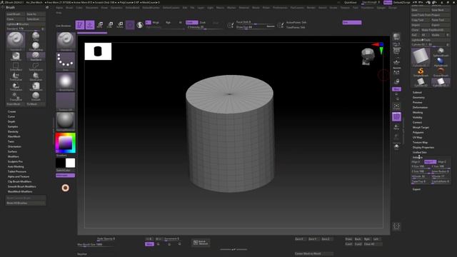 7. CREATING CYLINDER