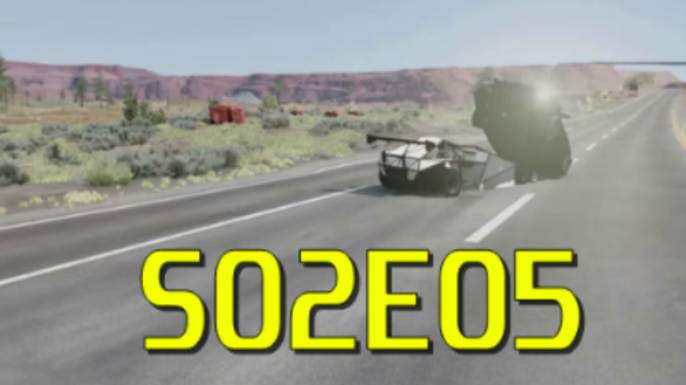 Фильм в BeamNG.drive. Кража машины рампы у банды Бойсов (+ звуковые эффекты) SO2EO5 2 сезон 5 серия