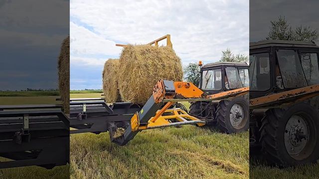 Демо-показ подборщика-транспортировщика рулонов «TRB 20L» в Ставропольском районе