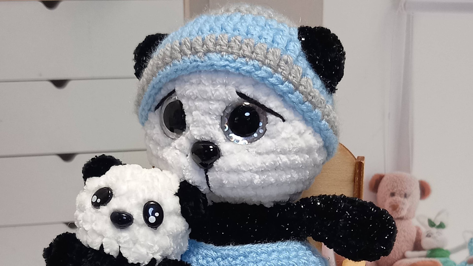 26.08.25 Отчет в марафоне "Вязание-это серьезно" 32и34 неделя -панда и Русалочка🌼🌼🌼#марафон