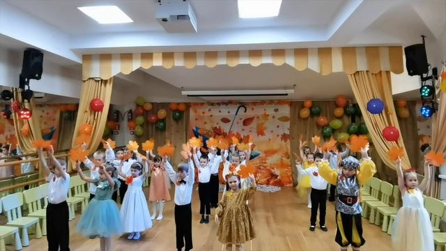 Осенняя песня для старших. подготовительных групп. Осень золотые острова