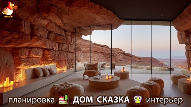 Сказочный дом мечты – 3D идея для вдохновения с планировкой и интерьером 🏡🏚️🏠 вариант (304)