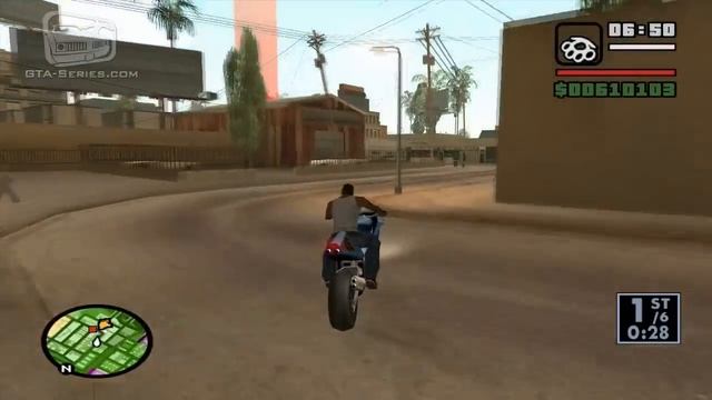 GTA San Andreas - Walkthrough - Street Race - Little Loop (HD)