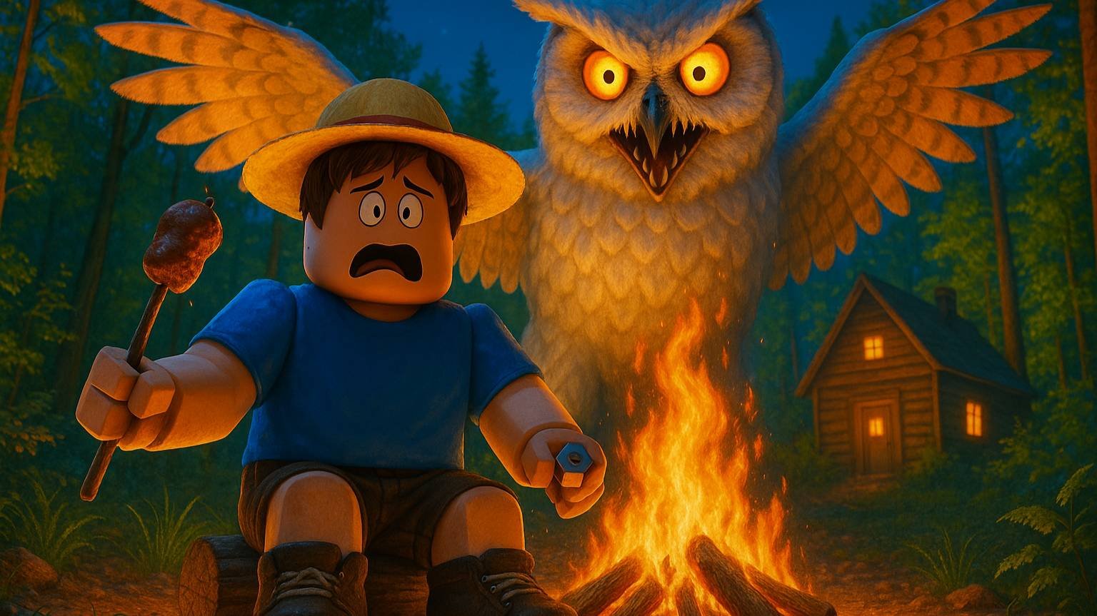 ВПЕРВЫЕ Выжил 99 НОЧЕЙ в РОБЛОКС! 99 Nights In The Forest