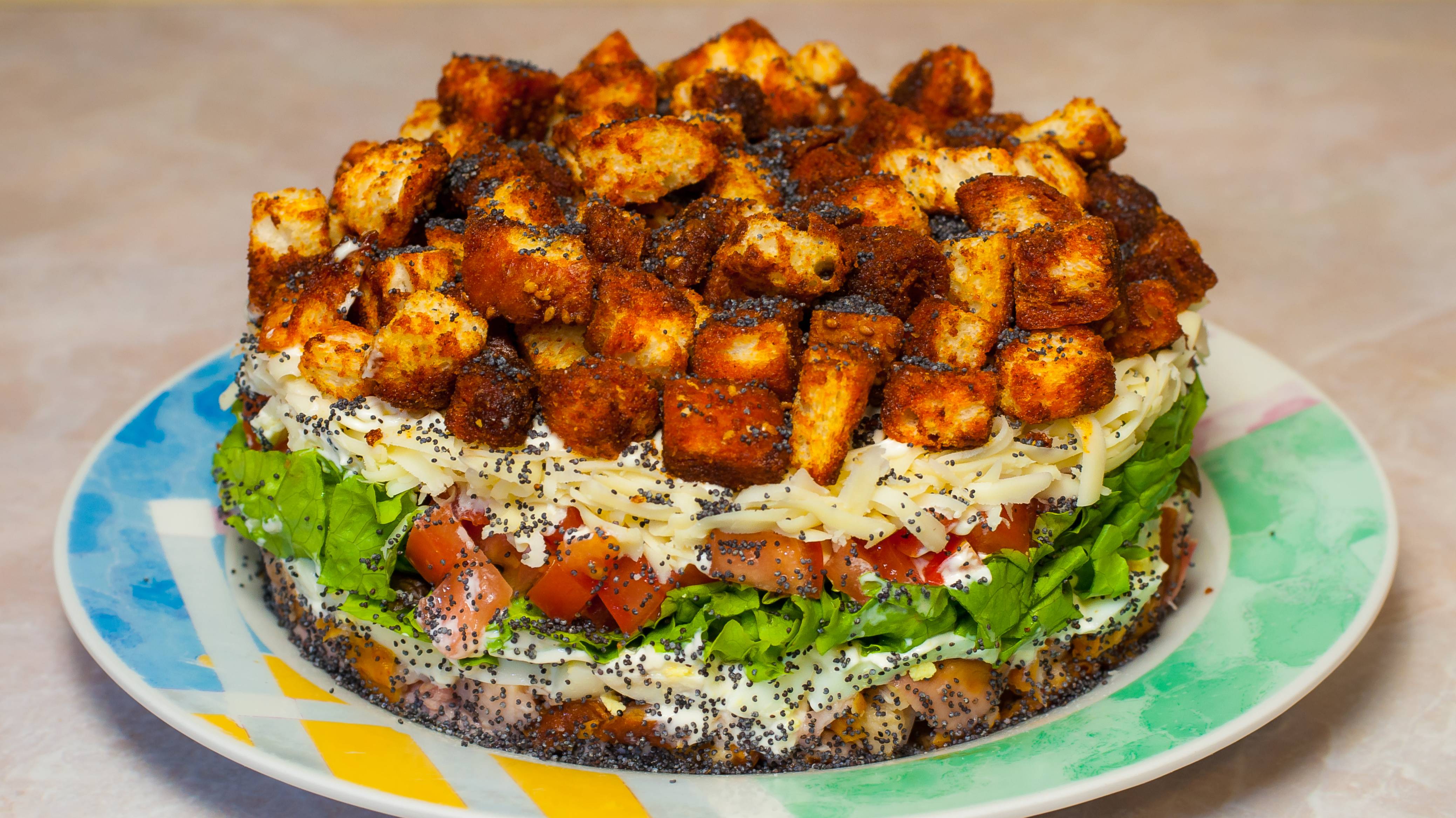 Салат Одесская курочка под кайфом