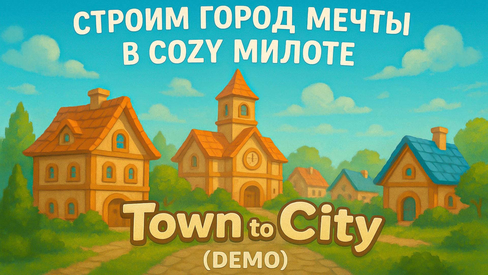 Строим ГОРОД МЕЧТЫ — В Cozy Милоте | Town to City (DEMO)