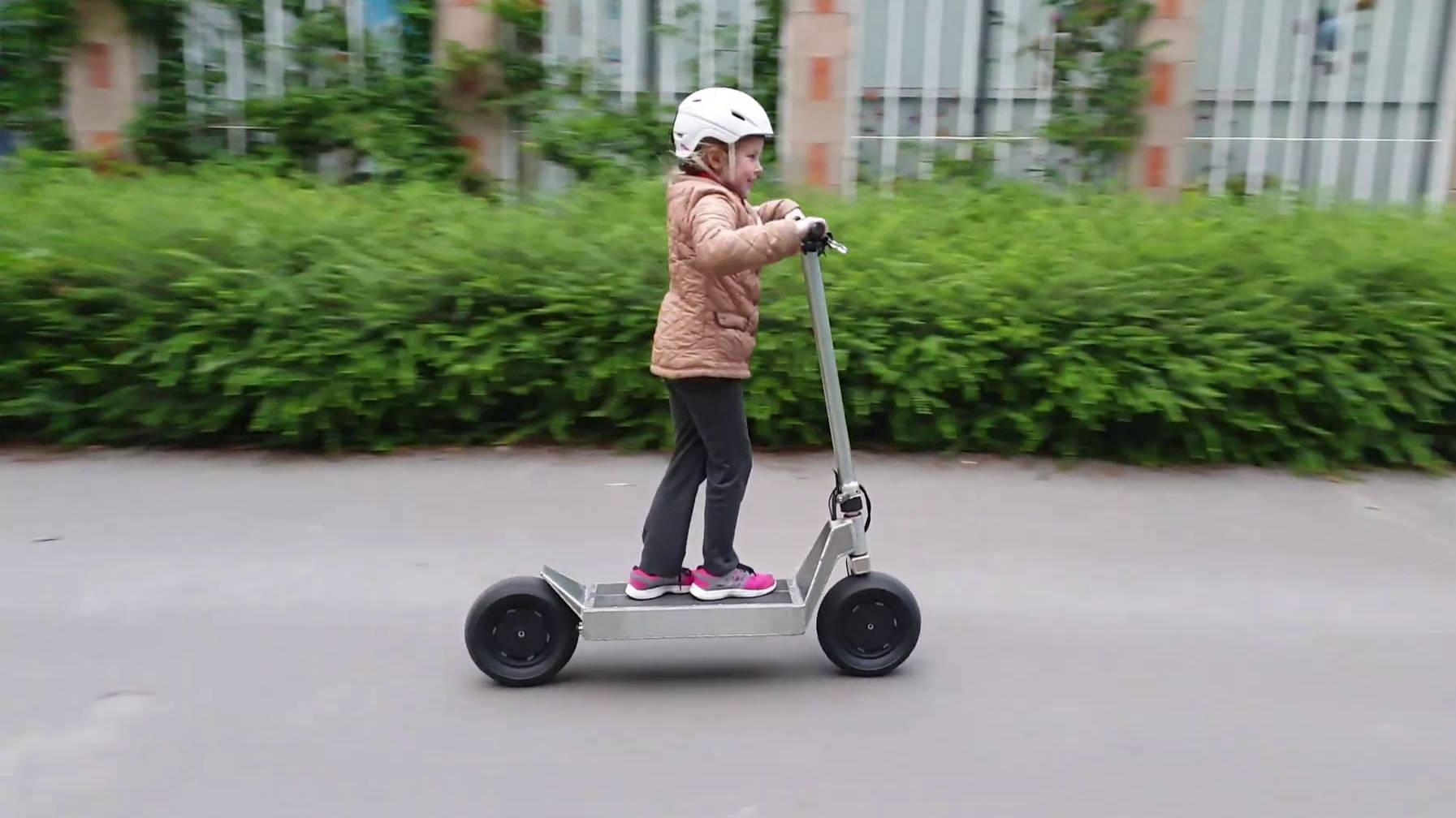 Самодельный электросамокат с максимальной мощностью 8KW, часть 3