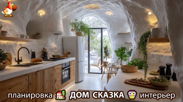 Сказочный дом мечты – 3D идея для вдохновения с планировкой и интерьером 🏡🏚️🏠 вариант (308)