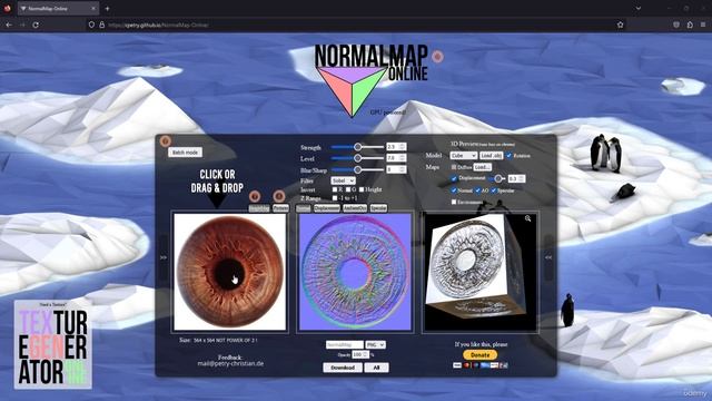 3.1 -Normal Map Ирисы