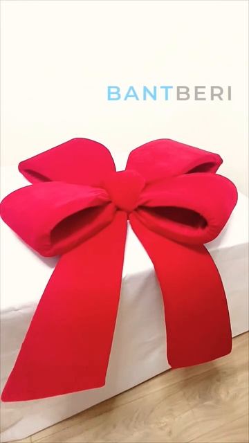 Бант бархатный 90 см. Универсальный декор для любых поверхностей!