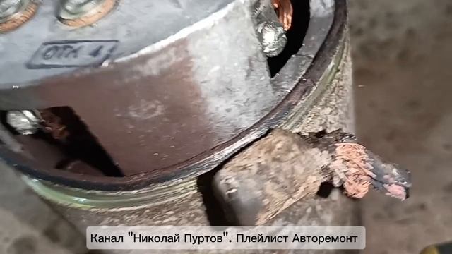 ГАЗ 53.Ремонт стартера не снимая с двигателя👍😊