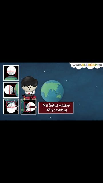 Почему мы видим только одну сторону Луны?