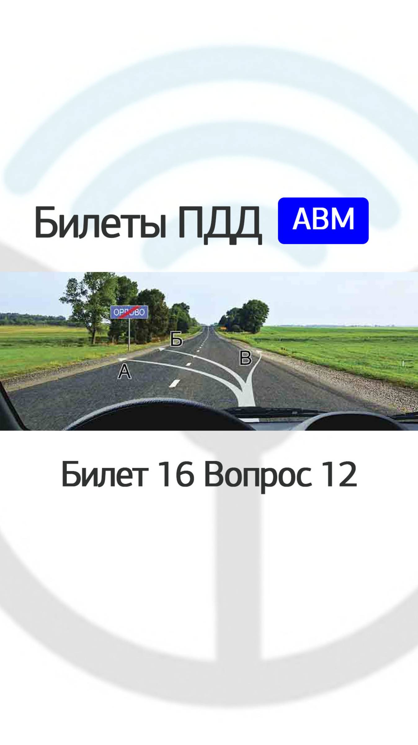 В каком из указанных мест Вы можете поставить автомобиль на стоянку?