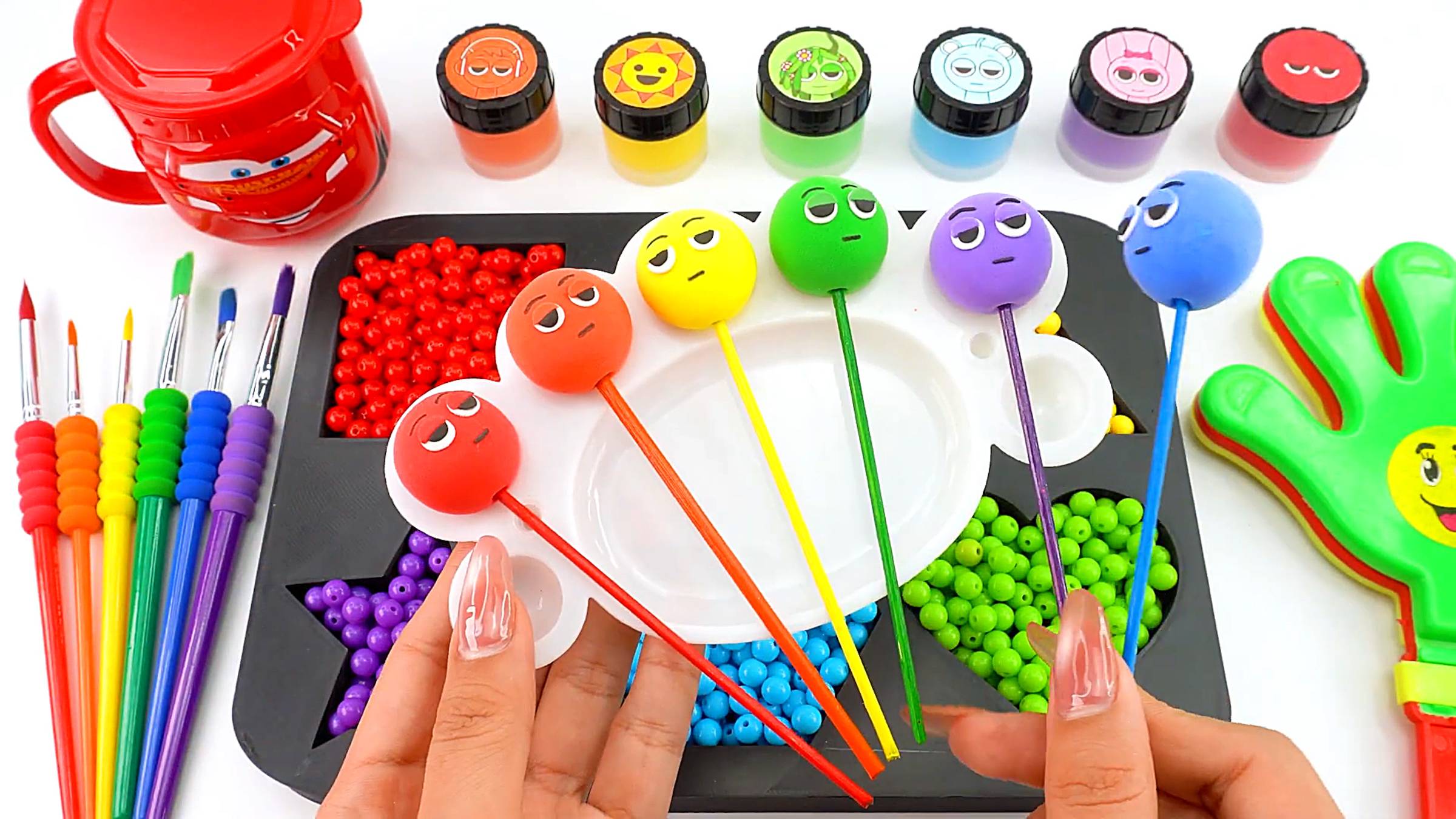 Мультфильмы для самых маленьких зрителей. Новые игрушки. Бусинки. Звуки. АСМР