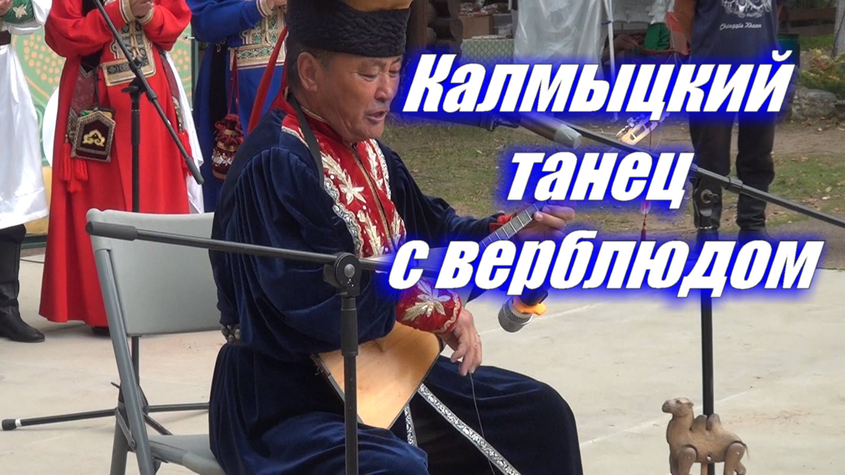 Оригинальный калмыцкий танец с подтанцовкой верблюда...