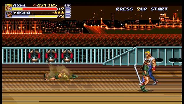 Streets of Rage Remake Фанатский Аксель Джедай Корабль Две Девушки Босс #3